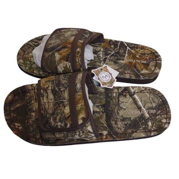 Realtree | Shoes | Realtree Camo Slide On Camp Slippers Mens L 112 Nwt ...